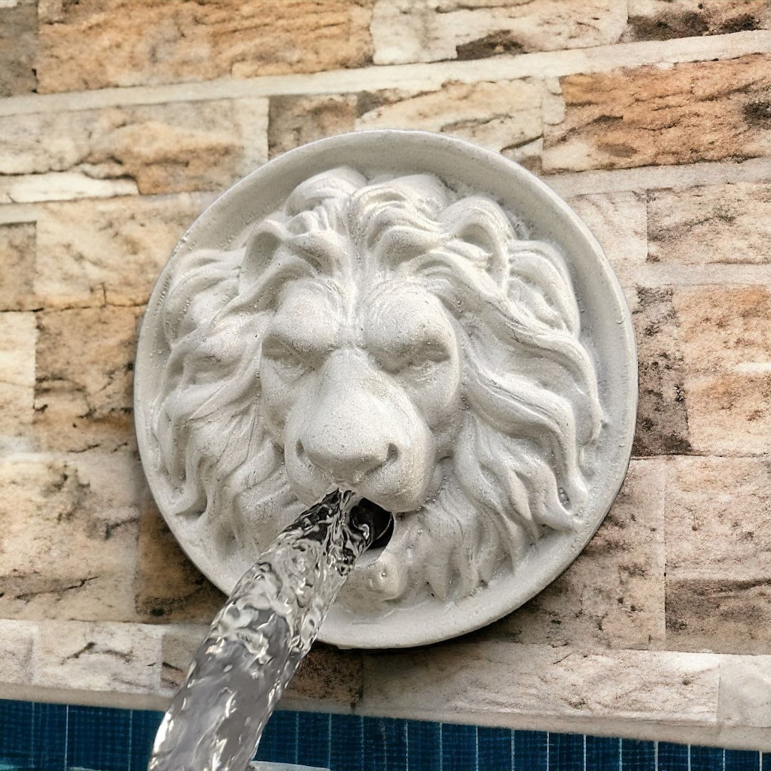Lion Head Water Spout Water Feature for Pool Lion Head Water Spitter ...