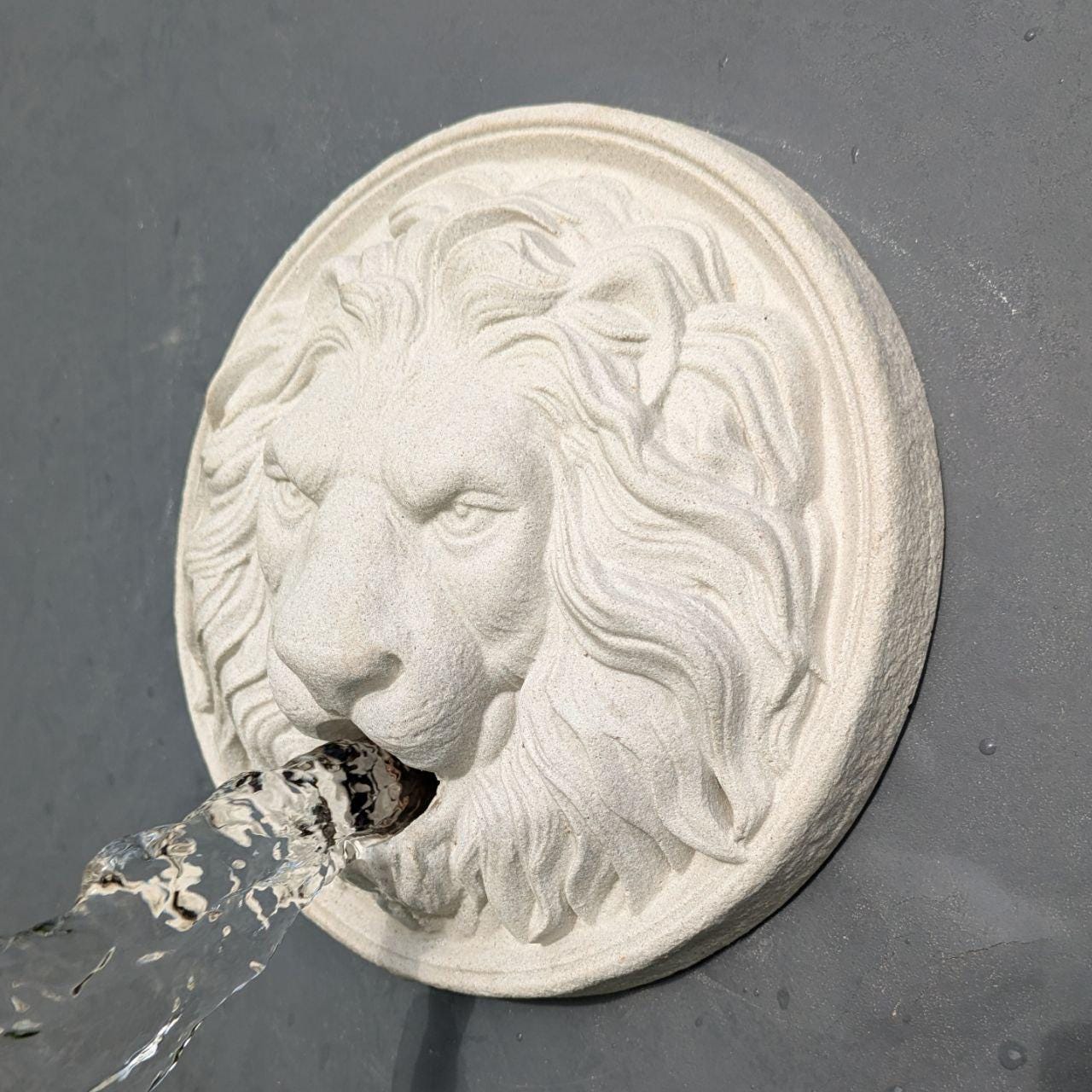 Water Spout Lion Head 8'' Water Feature for Pool Wall Fountain Lion ...