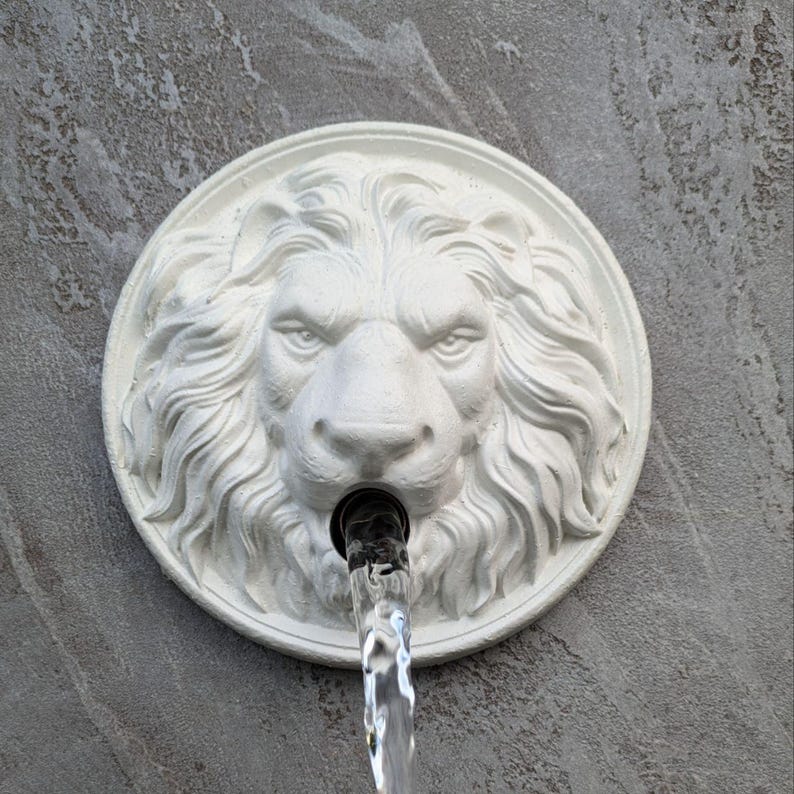 Lion Head Water Spout Water Feature for Pool Lion Head Water Spitter ...