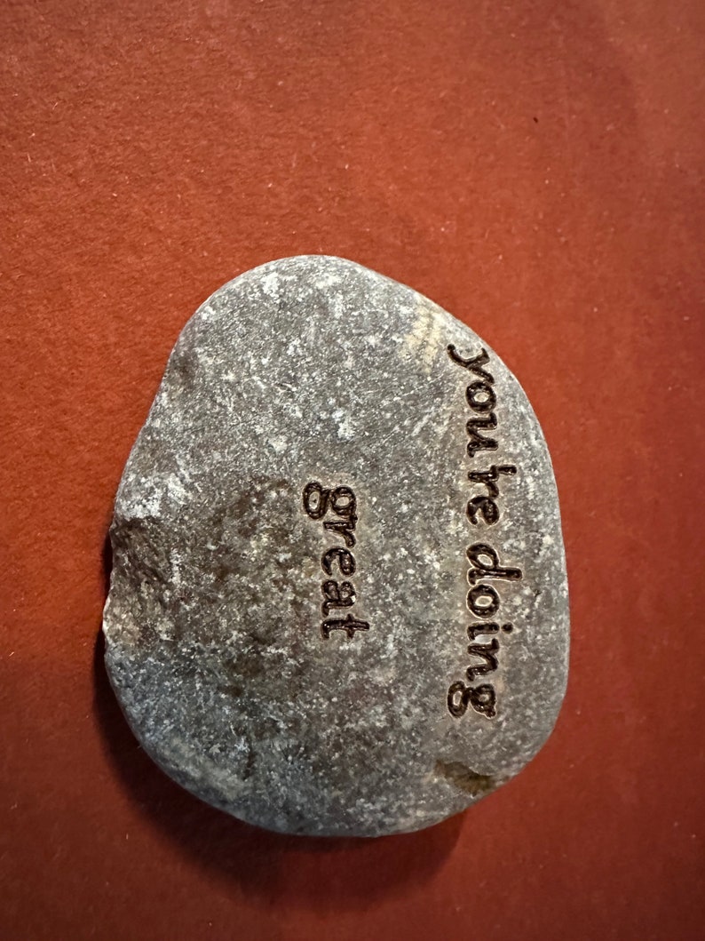 Emotional Support Rock - Etsy