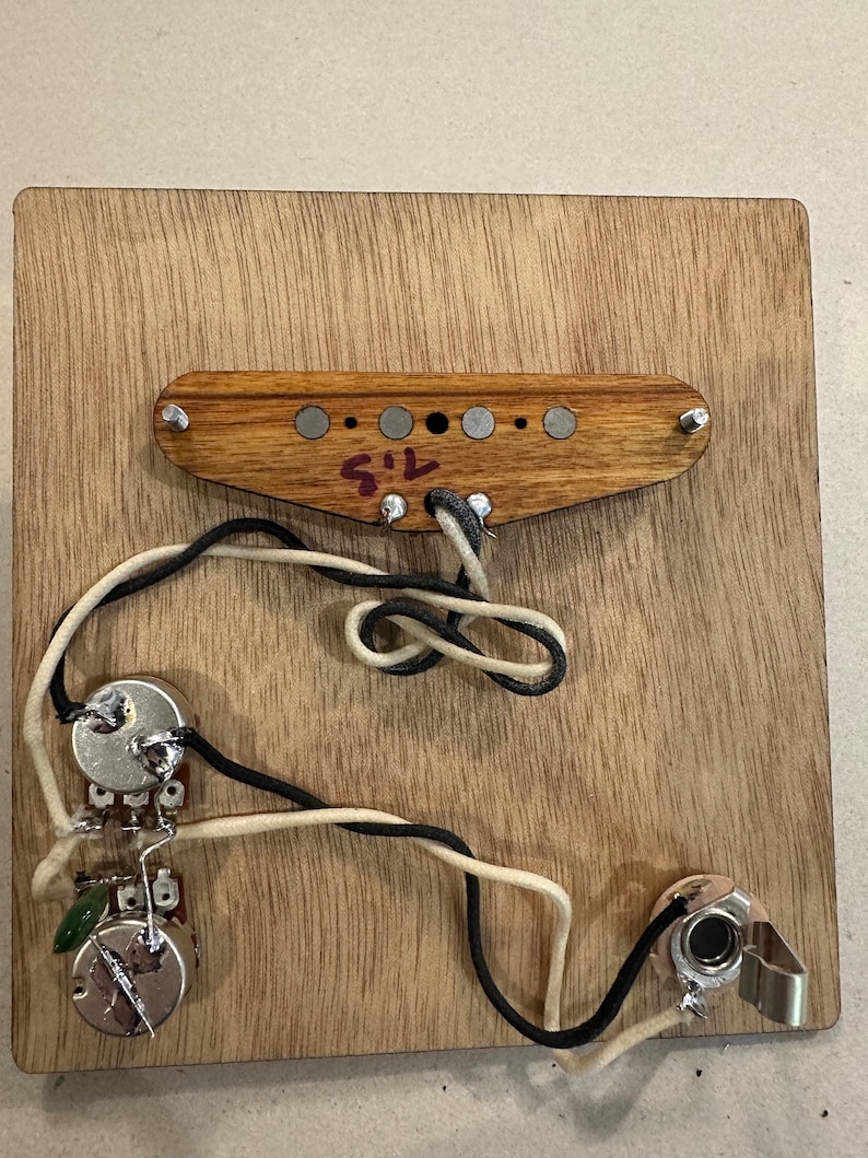 4 String Cigar Box Guitar Pickup. Prewired 7.9k - Etsy