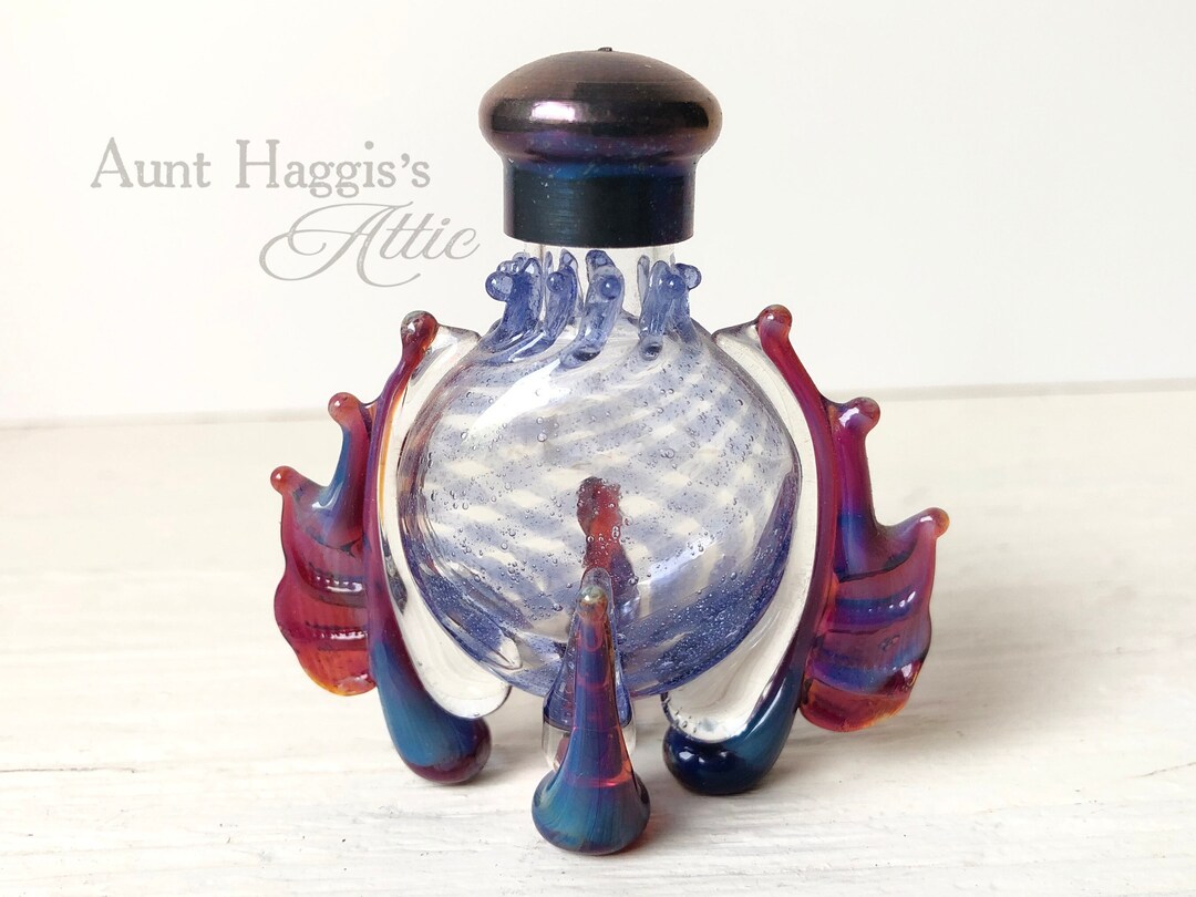 Handmade Glass Art Bottle Art Glass for Gift Giving Handcrafted Art ...