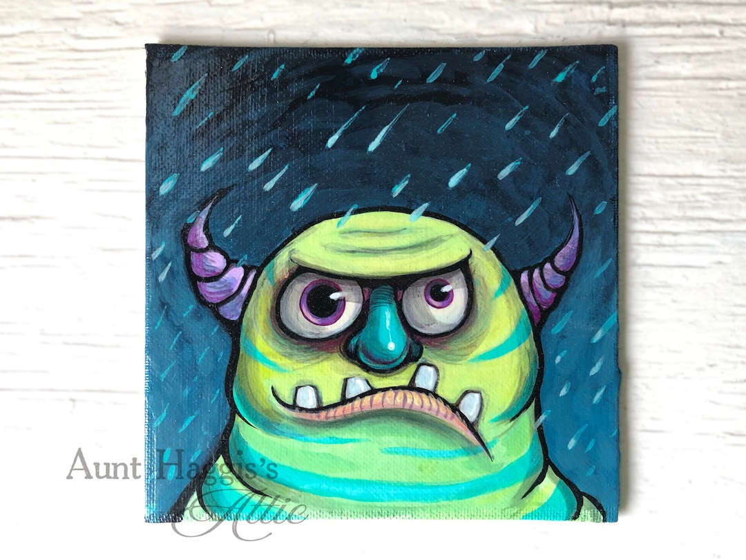 Painting for Kids Room Artwork for Children Character Painting Silly ...