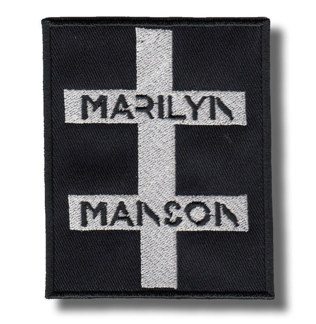 Marilyn Manson Patch Badge Applique Embroidered Iron on 8a7c79 - Etsy