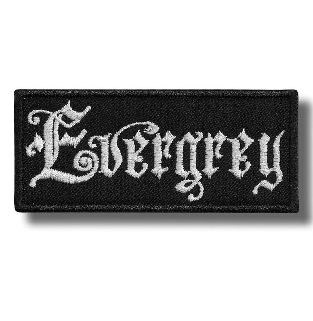 Evergrey Patch Badge Applique Embroidered Iron on 0ee604 - Etsy