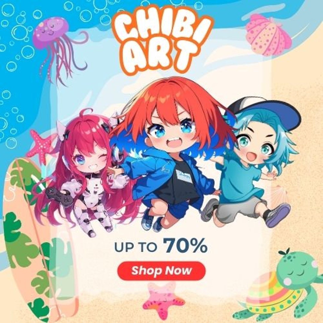 CUSTOM CHIBI Chibi Character, Custom Chibi Commission, Original ...