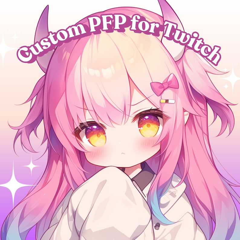 Custom PFP Chibi, Personalized Chibi Icon, Custom Chibi Portrait, Chibi ...