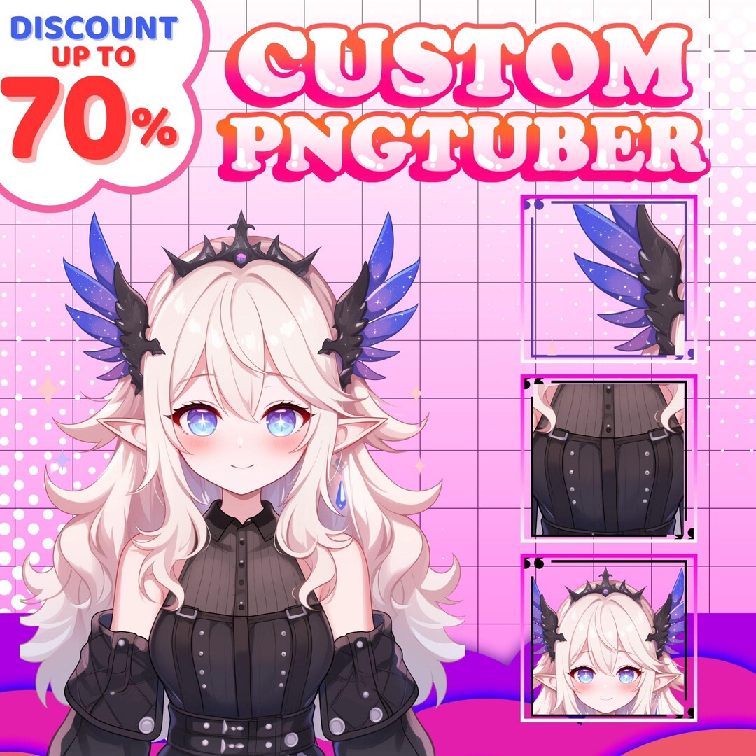Custom PNGTUBER, Pngtuber Character, Pngtuber Design, Pngtuber, Live2d ...