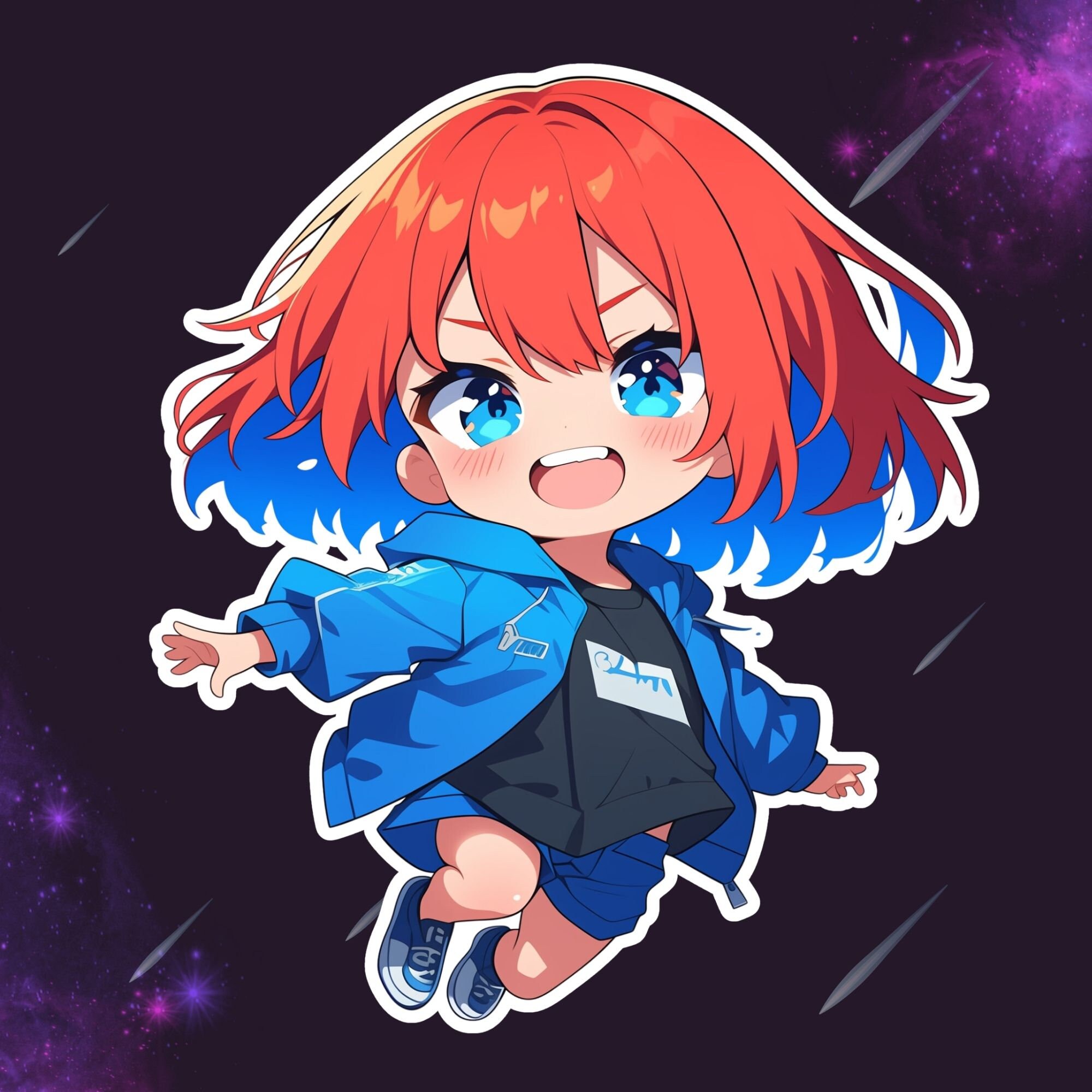 Custom Chibi Anime Chibi Character Chibi Logo Cute Chibi Chibi Emotes ...