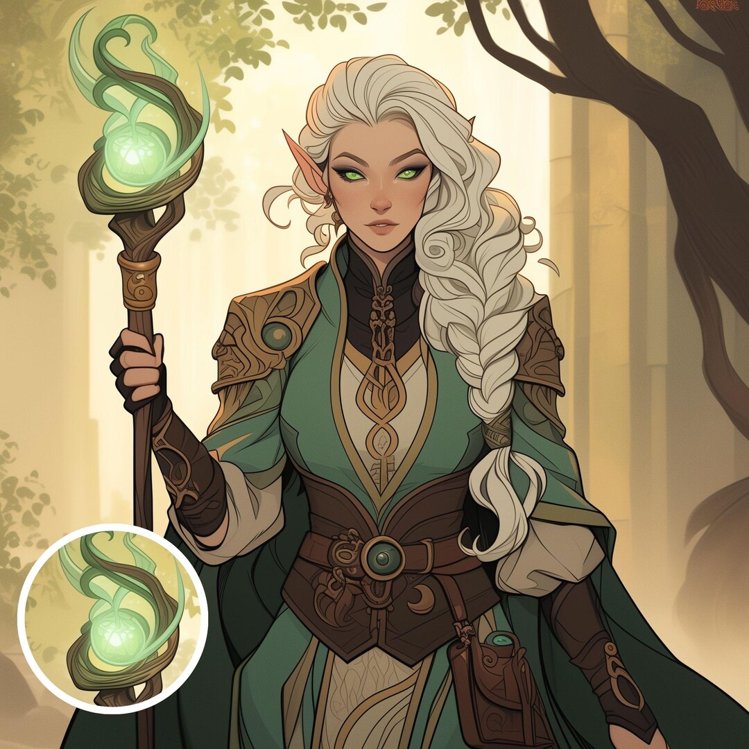 DND, Custom DND Character, Dnd Character, Fantasy Character Commission ...