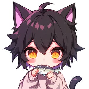 Custom PFP Chibi, Personalized Chibi Icon, Custom Chibi Portrait, Chibi ...