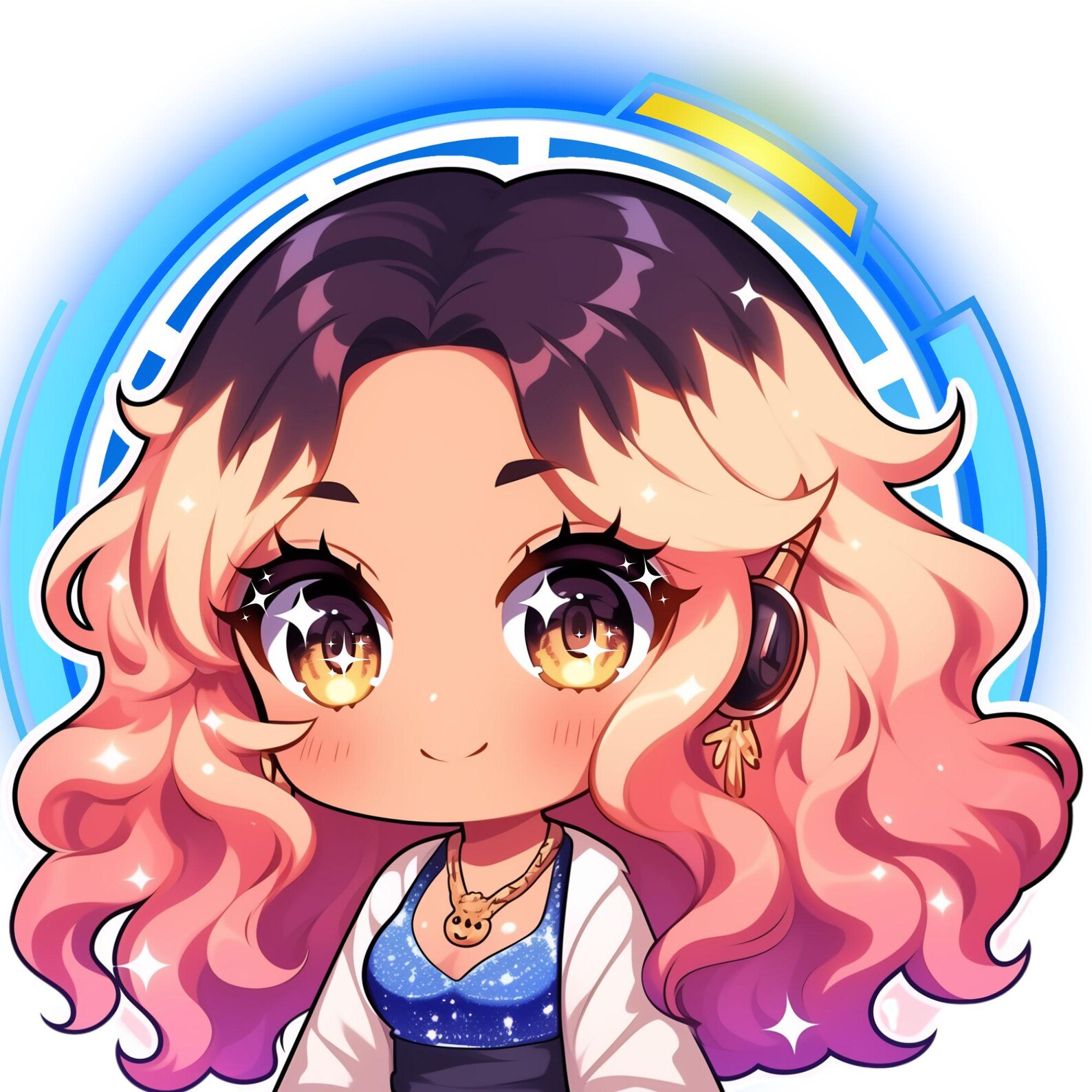 Custom PFP Chibi, Personalized Chibi Icon, Custom Chibi Portrait, Chibi ...