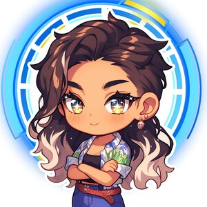 Custom PFP Chibi, Personalized Chibi Icon, Custom Chibi Portrait, Chibi ...