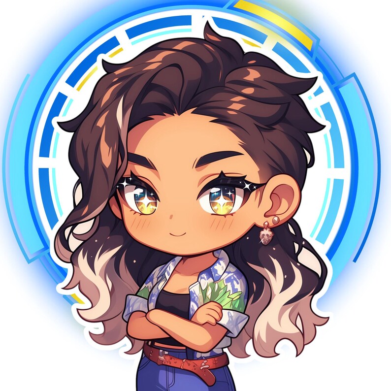 Custom PFP Chibi, Personalized Chibi Icon, Custom Chibi Portrait, Chibi ...