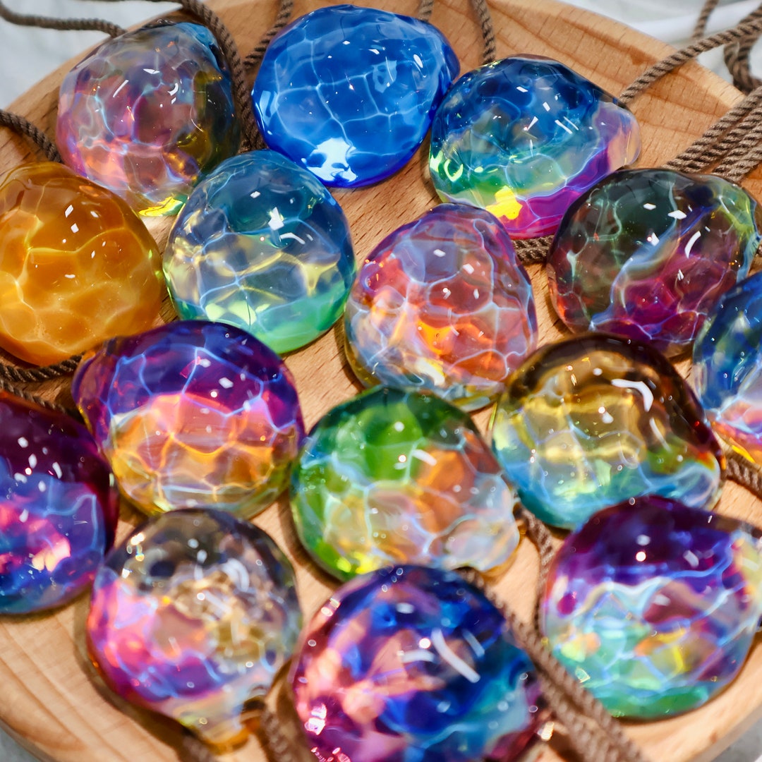 Handmade Ocean Wave Pendant Necklace, the Heart of the Ocean Necklace ...