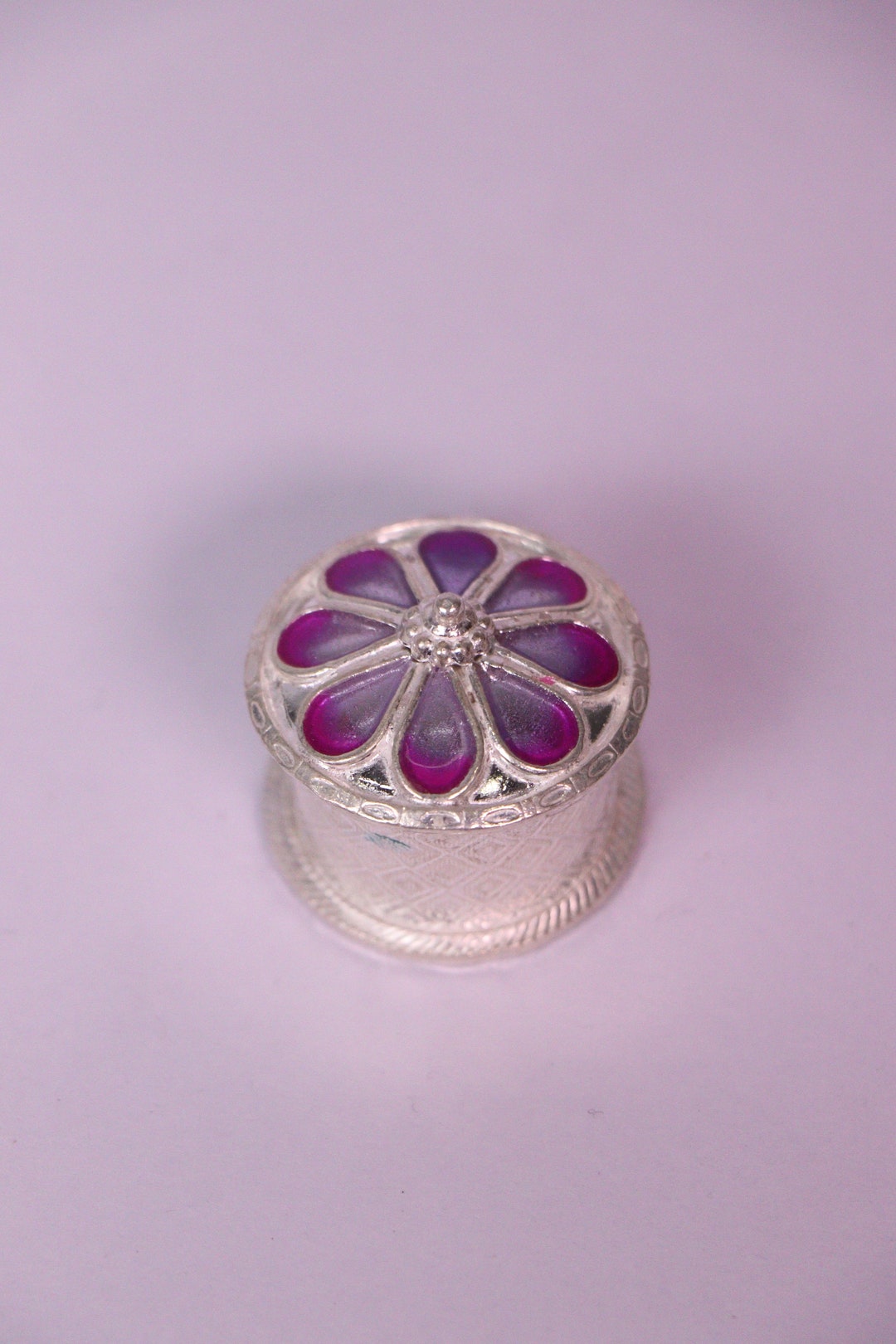 Pure Silver Kajal Box Surma Box Kumkum Sindur Box 16.75g, Silver Gift ...