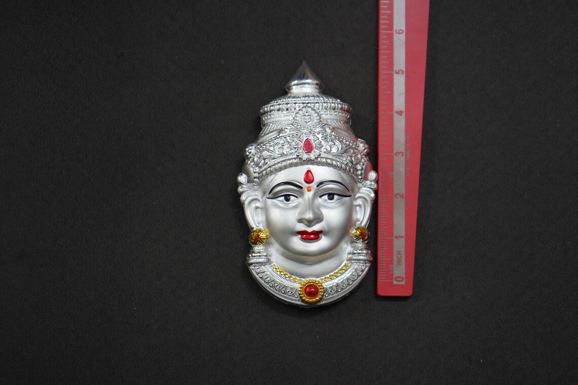 Pure Silver Lakshmi Mukhavada 79.49g, Silver Varalakshmi Varamaha ...