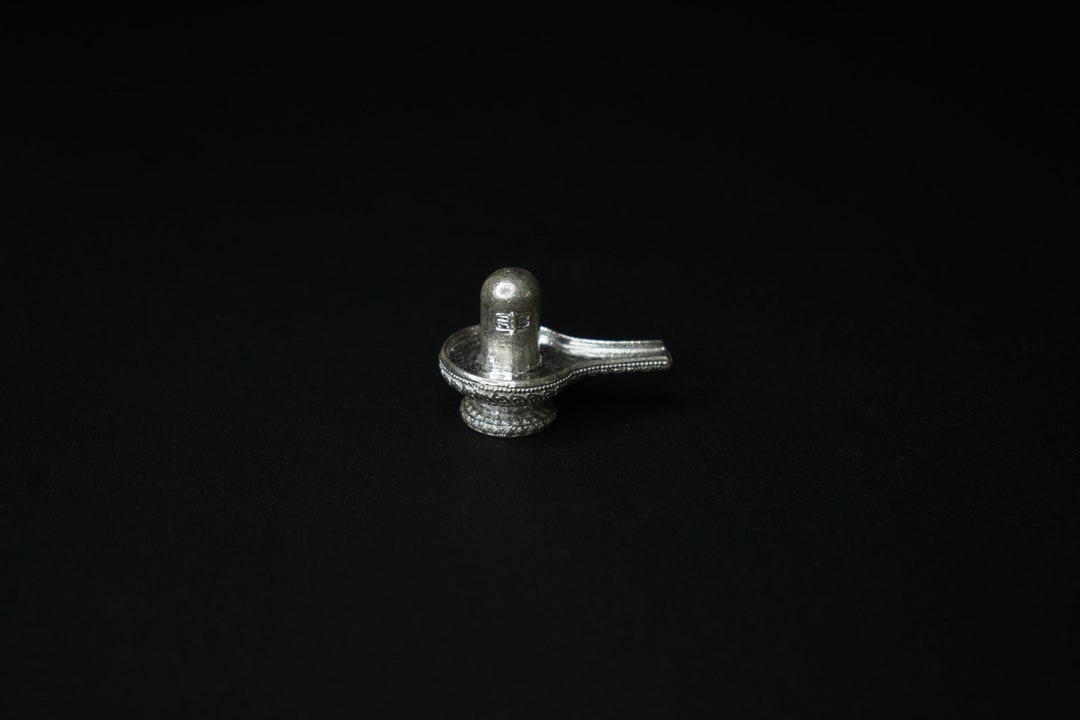 Pure Silver Shivaling Idol, Lord Shiva Lingam Idol Pure Silver Statue ...