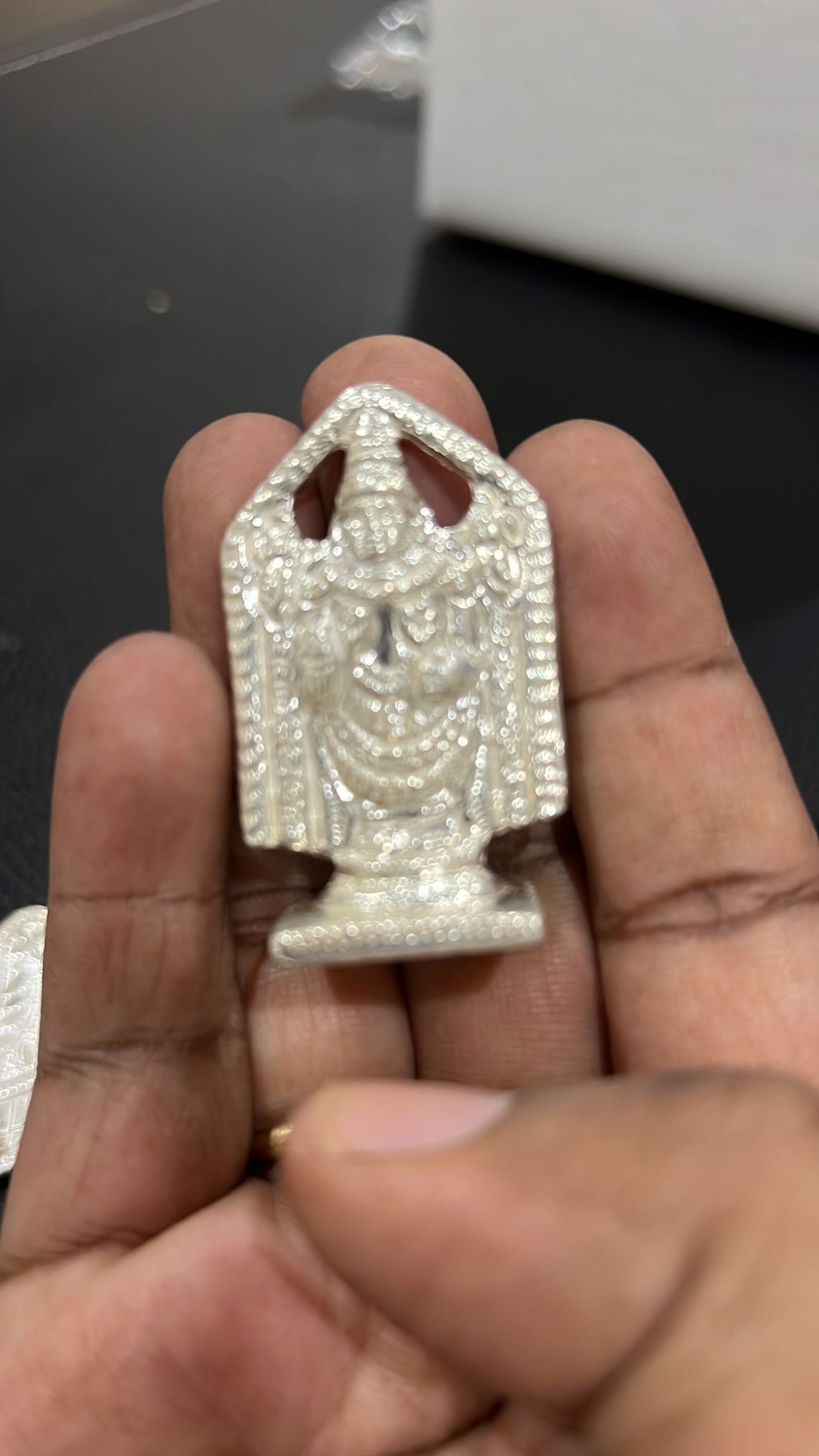 Lord Sri Venkateswara Swamy Idol, Tirupati Balaji Statue, Pure Silver ...