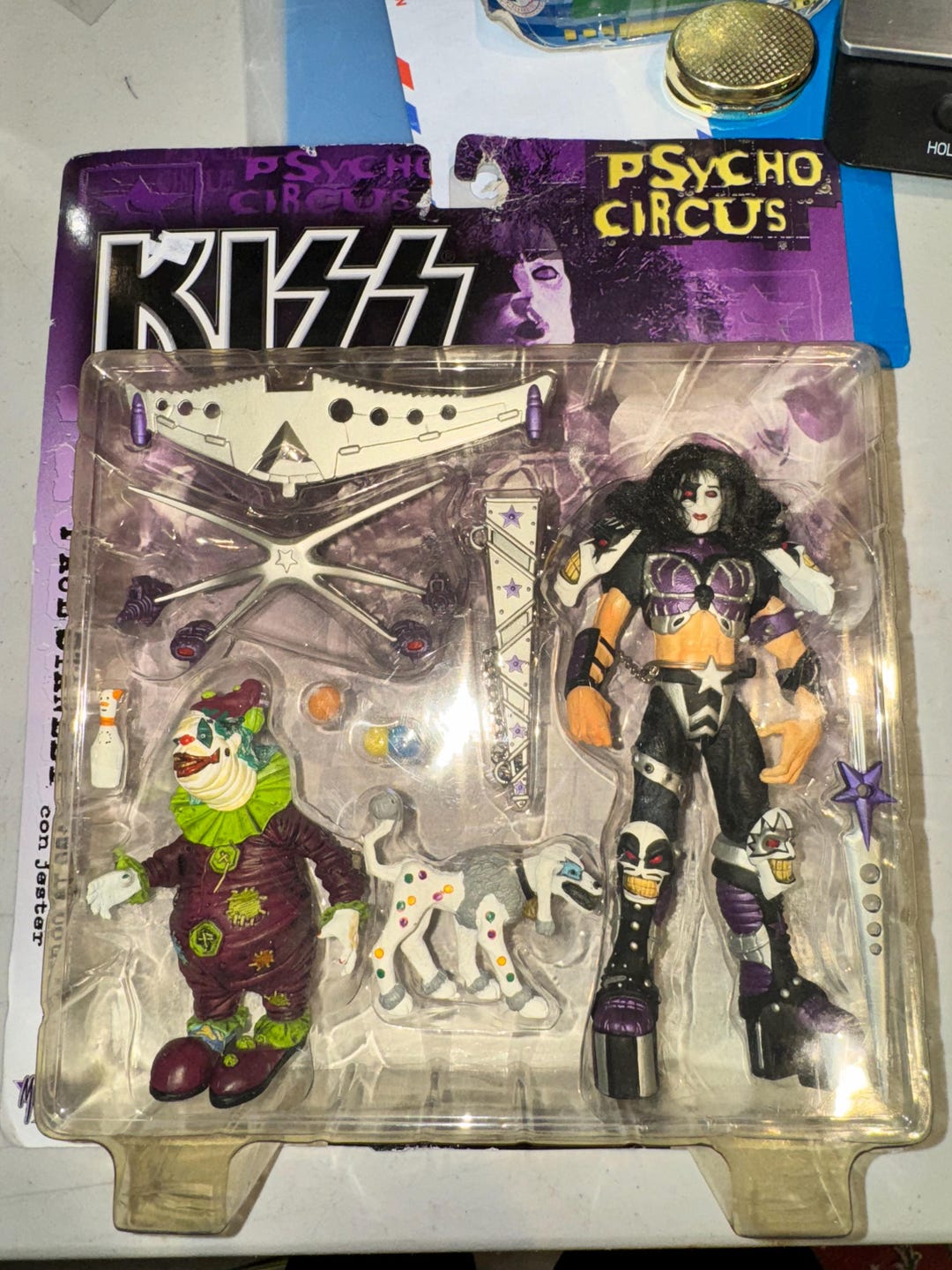 Vintage KISS Psycho Circus Action Figures - Paul Stanley & Jester ...