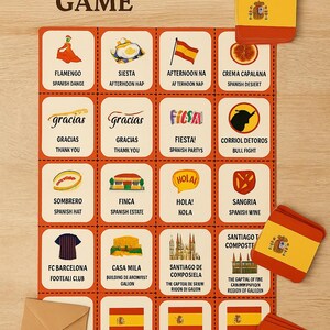 Spanish Memory Game Printable for Kids – Learn Spanish Culture ...