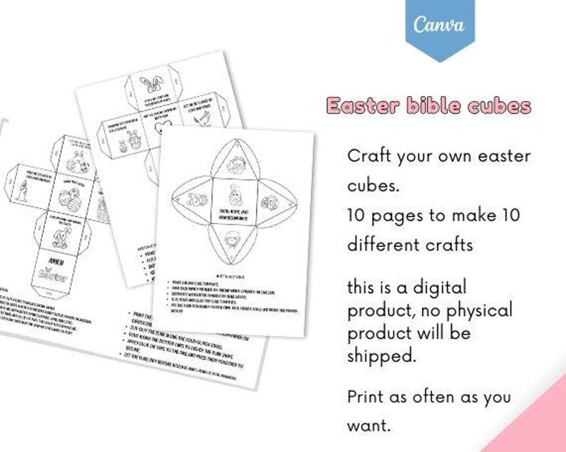 Easter Bible Crafts for Kids, Printable Sunday School Activities, Fun ...