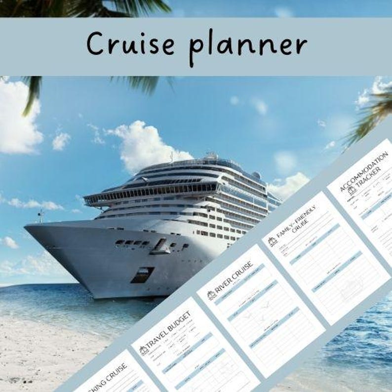 Vacation Planner | Printable Cruise Planning Guide | Travel Diary ...