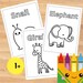Simple Animal Colouring Pages for Kids, Toddlers and Preschoolers (30 ...