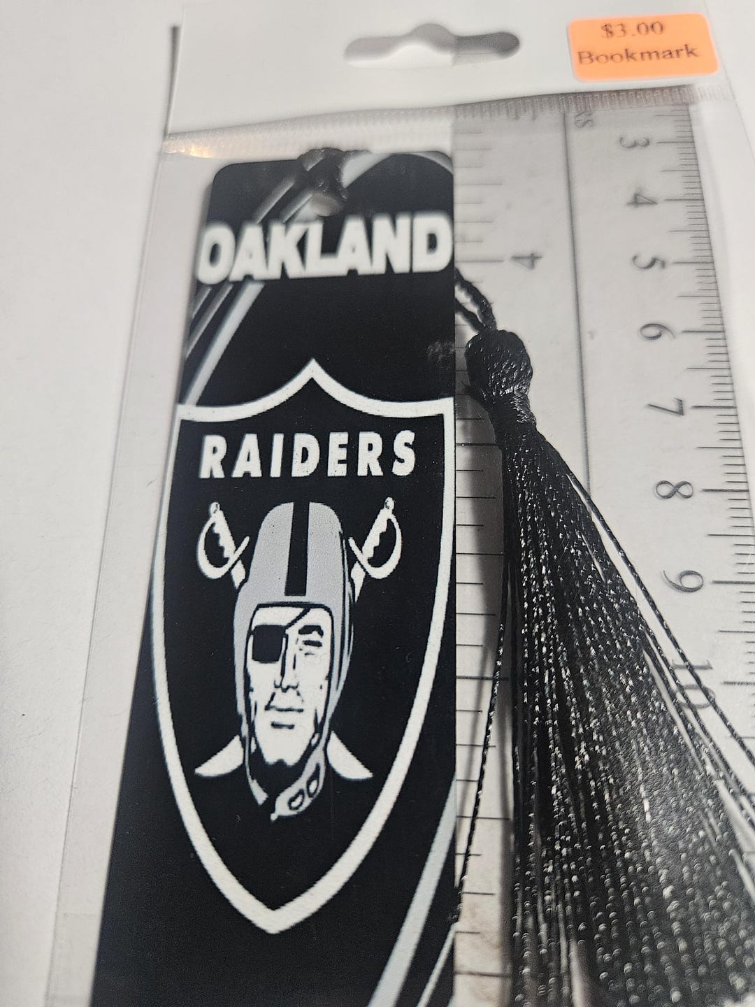 Raiders/las Vegas/oakland/football Metal Bookmark – Sublimation ...