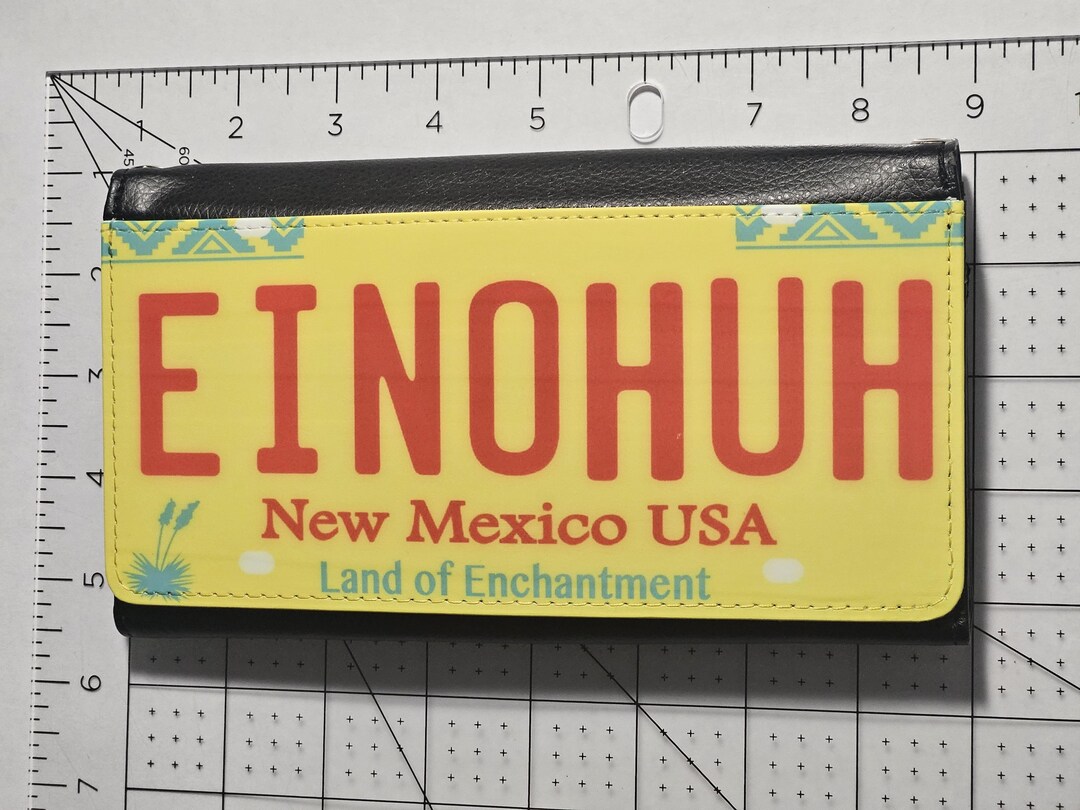 EINOHUH New Mexico License Plate Women’s Bi-fold Wallet W/removable ...