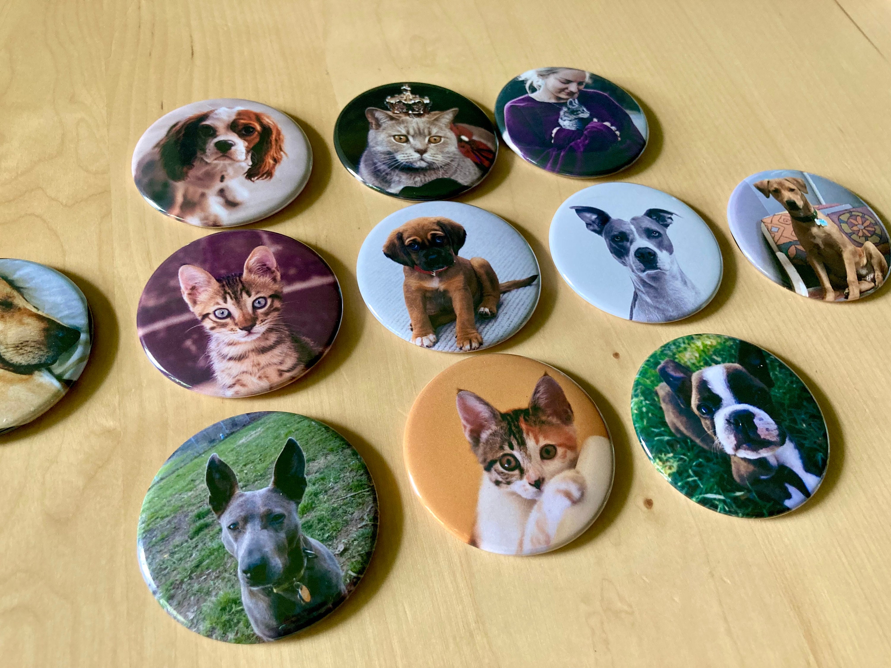 Personalized Photo Magnets, 2.25 Inch, Round, Custom and Hand Made ...