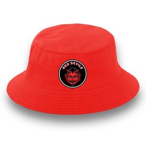 Red Devils Fan Bucket Hat - Etsy