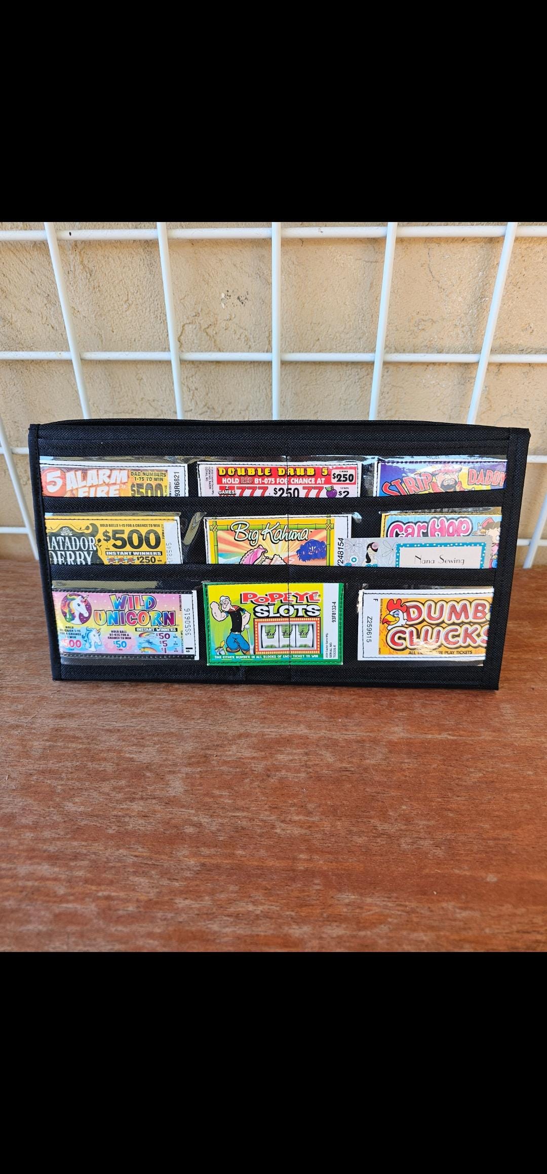Bingo Pulltab Cardholder - Etsy