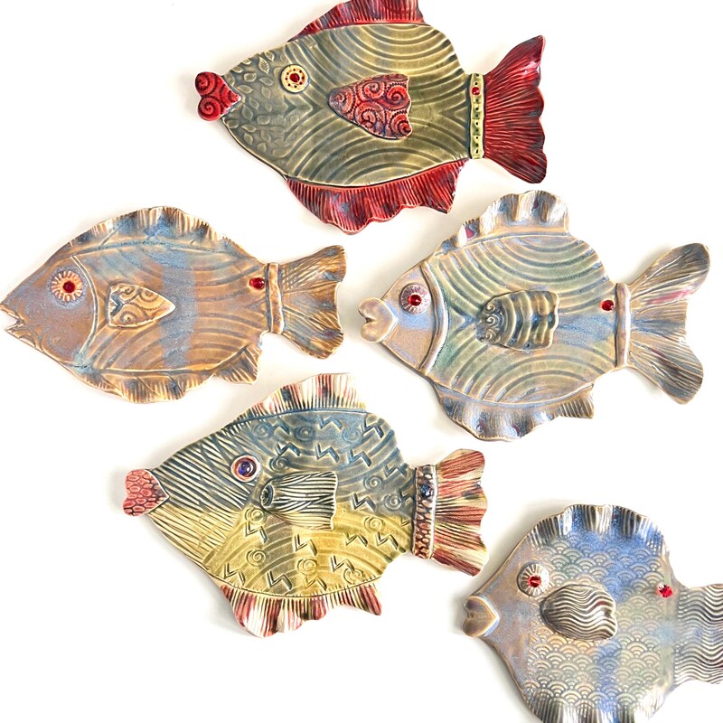Ceramic Fish Wall Art - Etsy