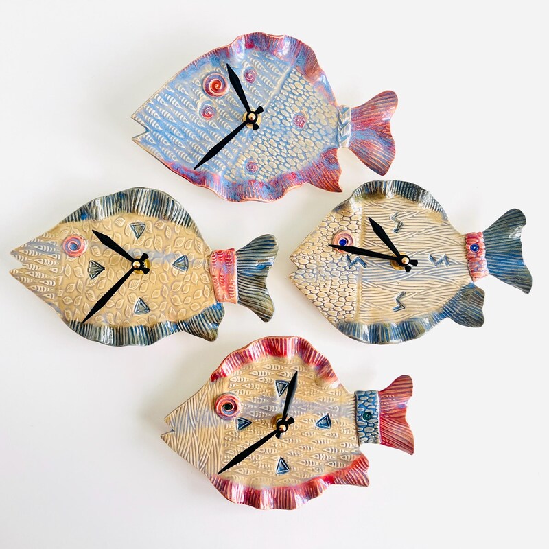 Fish Clock - Etsy