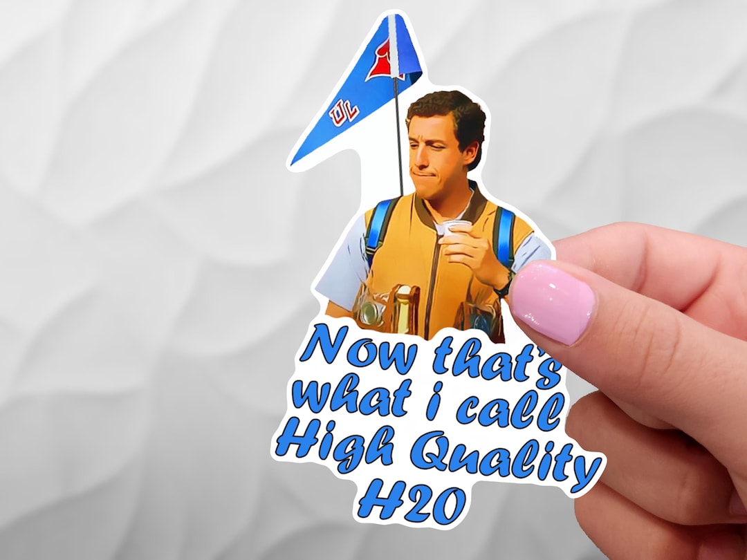 The Waterboy - High Quality H20 Sticker - Etsy