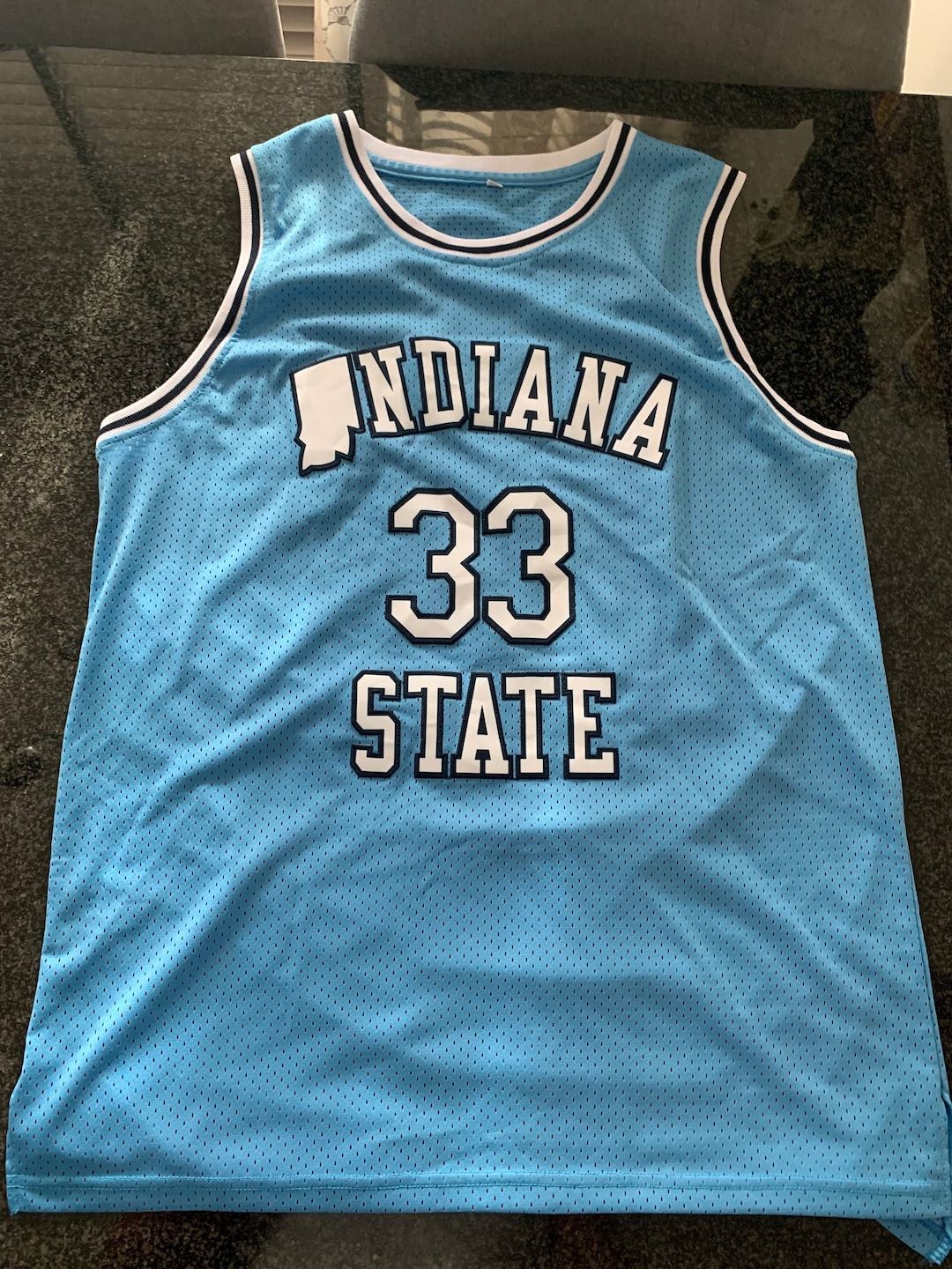Larry Bird Indiana State College Basketball Jersey Adult Custom 33 - Etsy