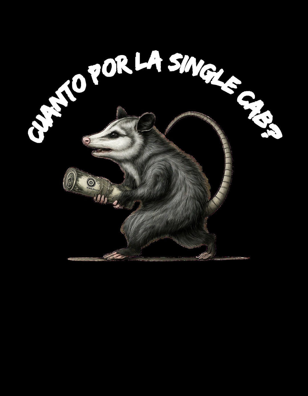 Truck Racing Mexican Tacuache Money Single Cab Digital File - Etsy