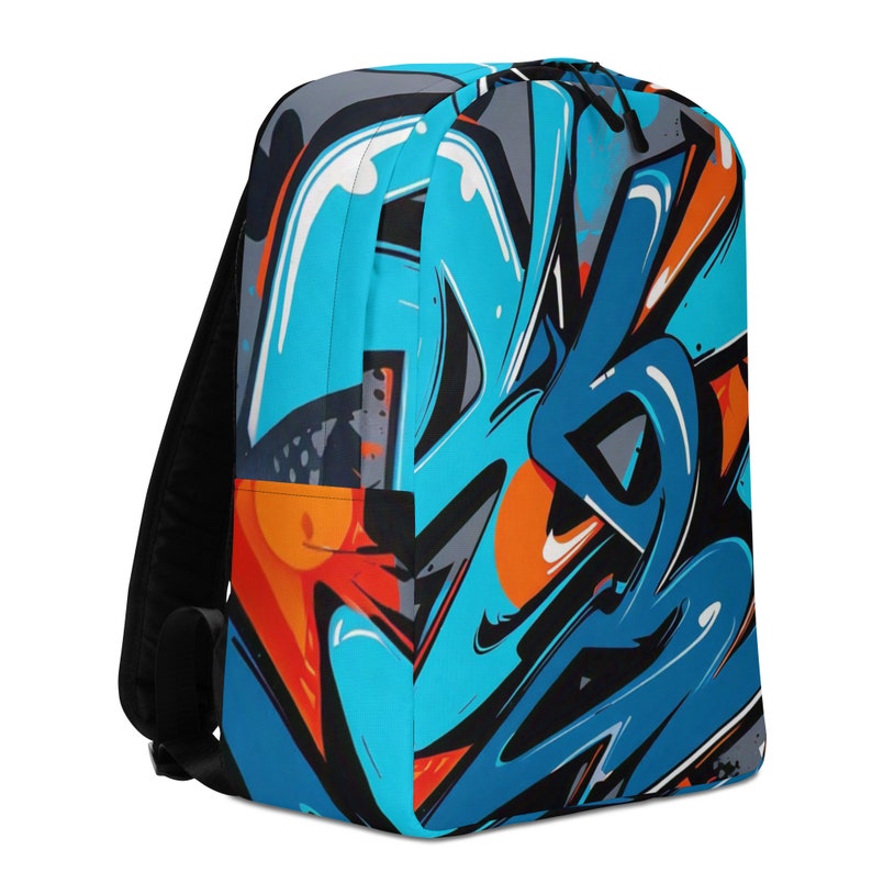 90s Graffiti Minimalist Backpack - Etsy