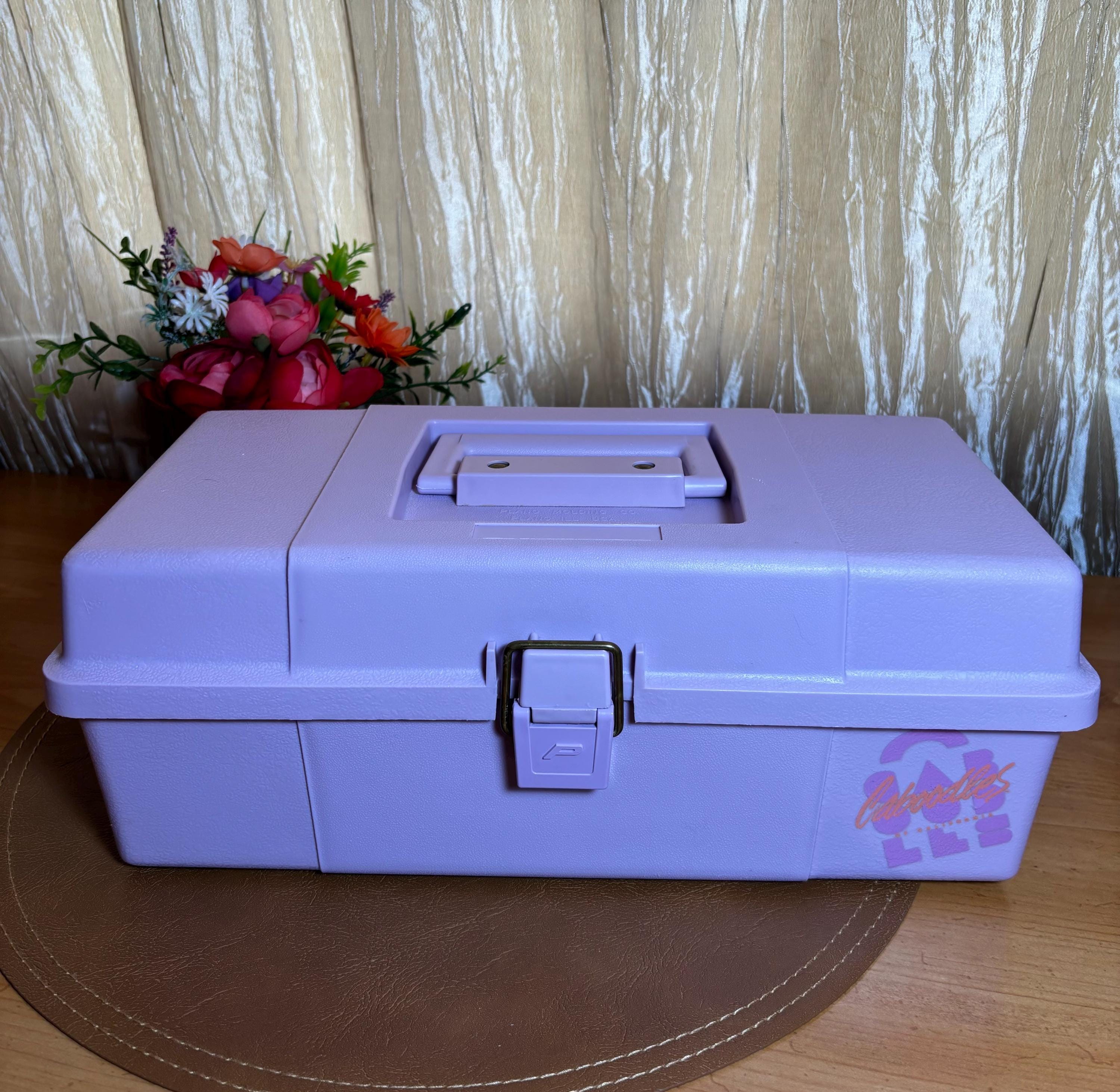 Vintage Purple Caboodles of California Plano 1980’s Make up Storage ...