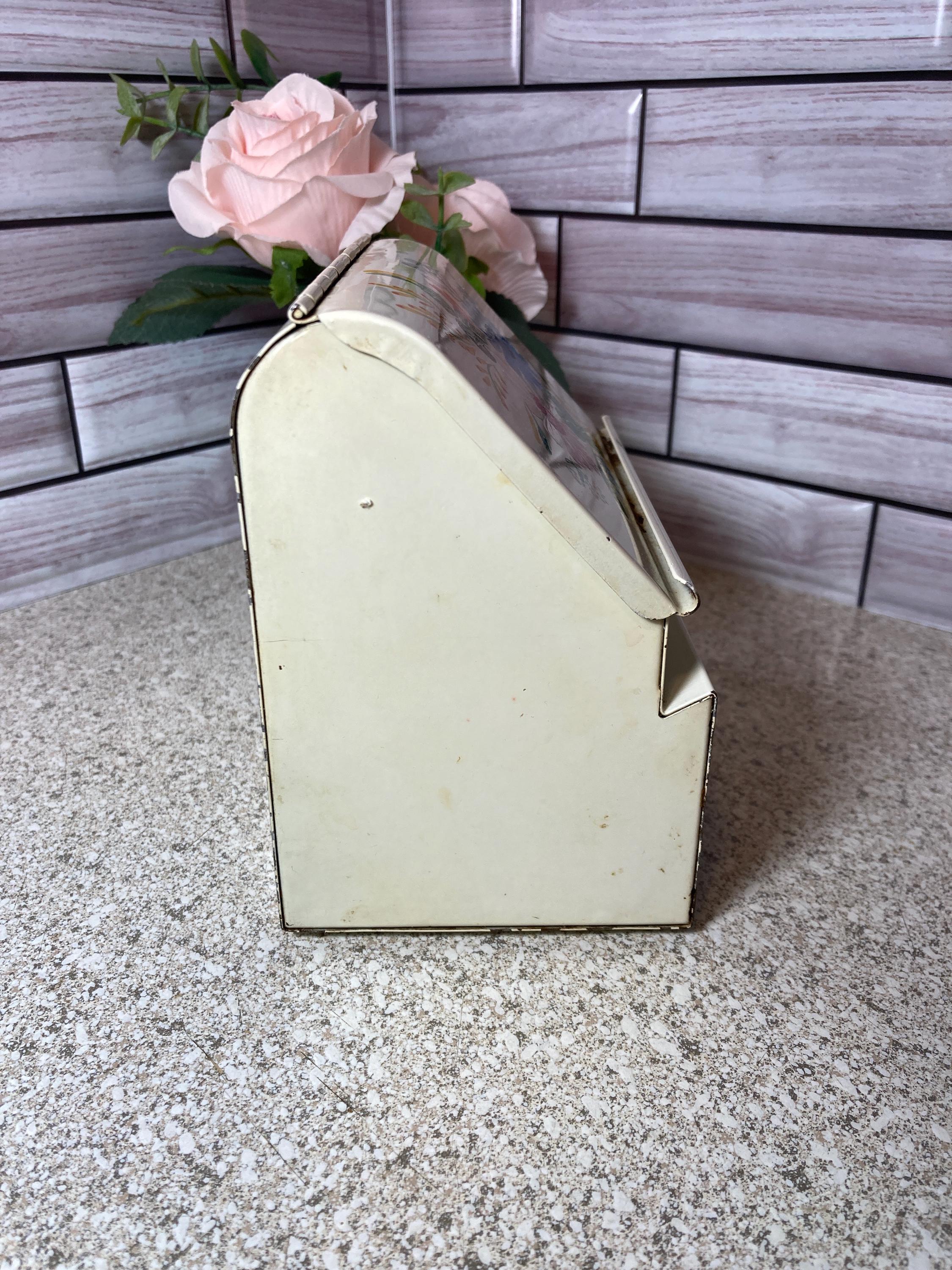 Vintage Metal Recipe Box Ransburg Wall Mounted Recipe Box With Pen ...