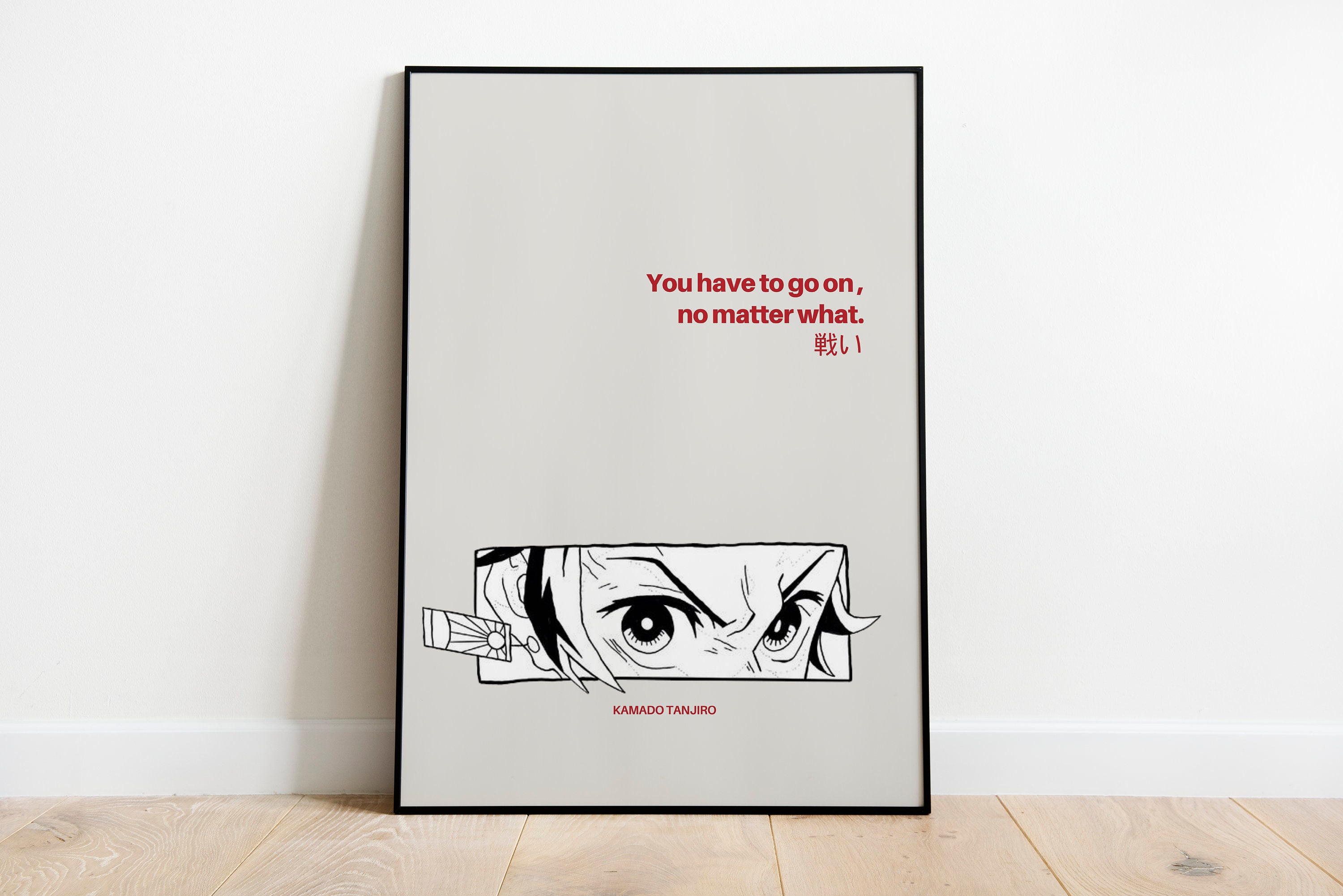 Tanjiro Demon Slayer, Printable Wall Art, Anime Manga Aesthetic Panels ...