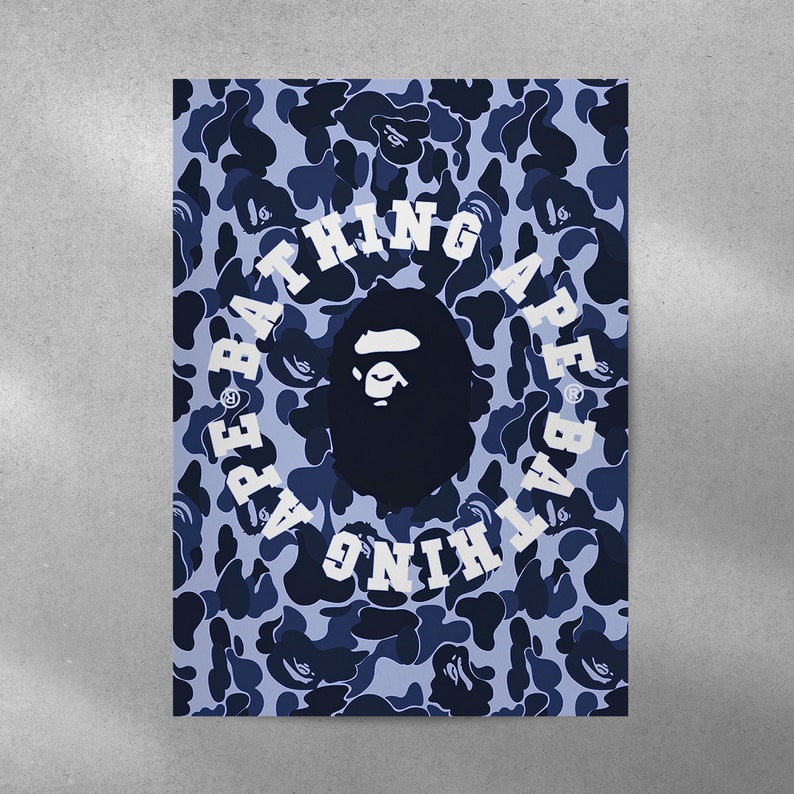 Bape Poster Bape Wallpaper Printable Art Poster for Bedroom - Etsy