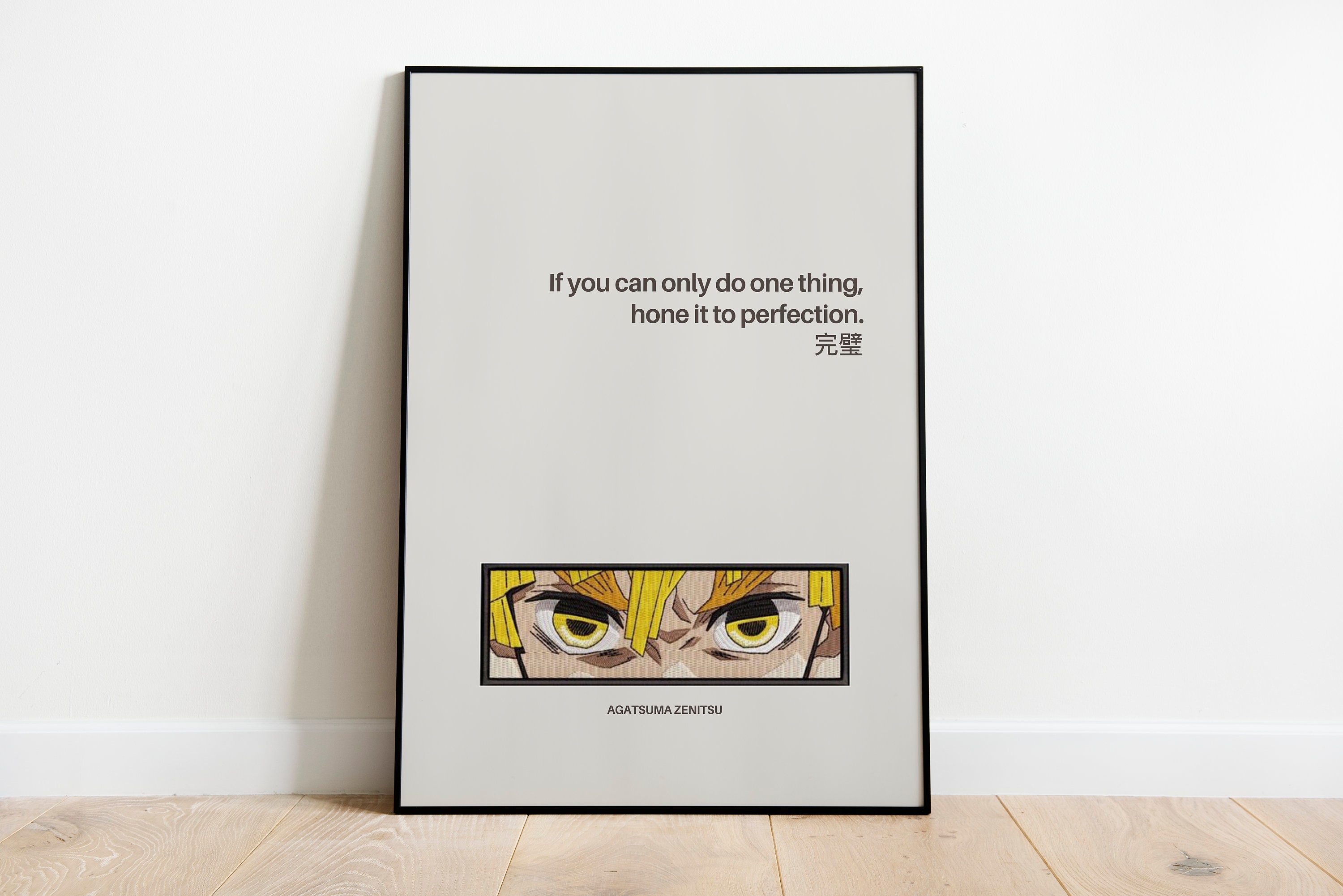 Zenitsu Demon Slayer, Printable Wall Art, Anime Manga Aesthetic Panels ...