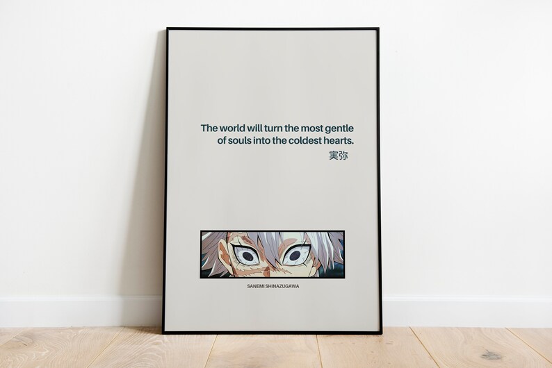 Sanemi Demon Slayer, Printable Wall Art, Anime Manga Aesthetic Panels ...