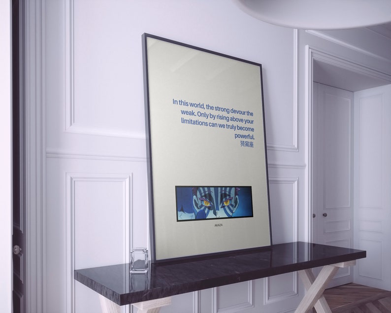 Akaza Demon Slayer, Printable Wall Art, Anime Manga Aesthetic Panels ...