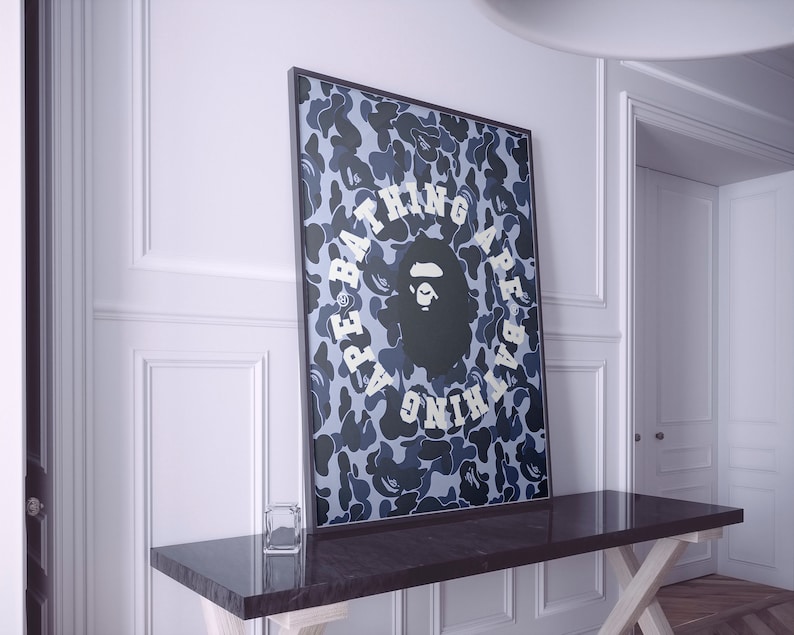 Bape Poster Bape Wallpaper Printable Art Poster for Bedroom - Etsy