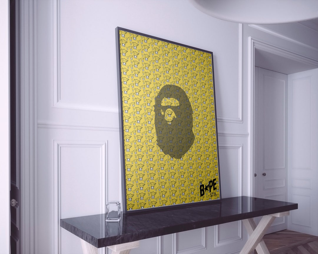 Bape Poster Bape Wallpaper Printable Art Poster for Bedroom - Etsy