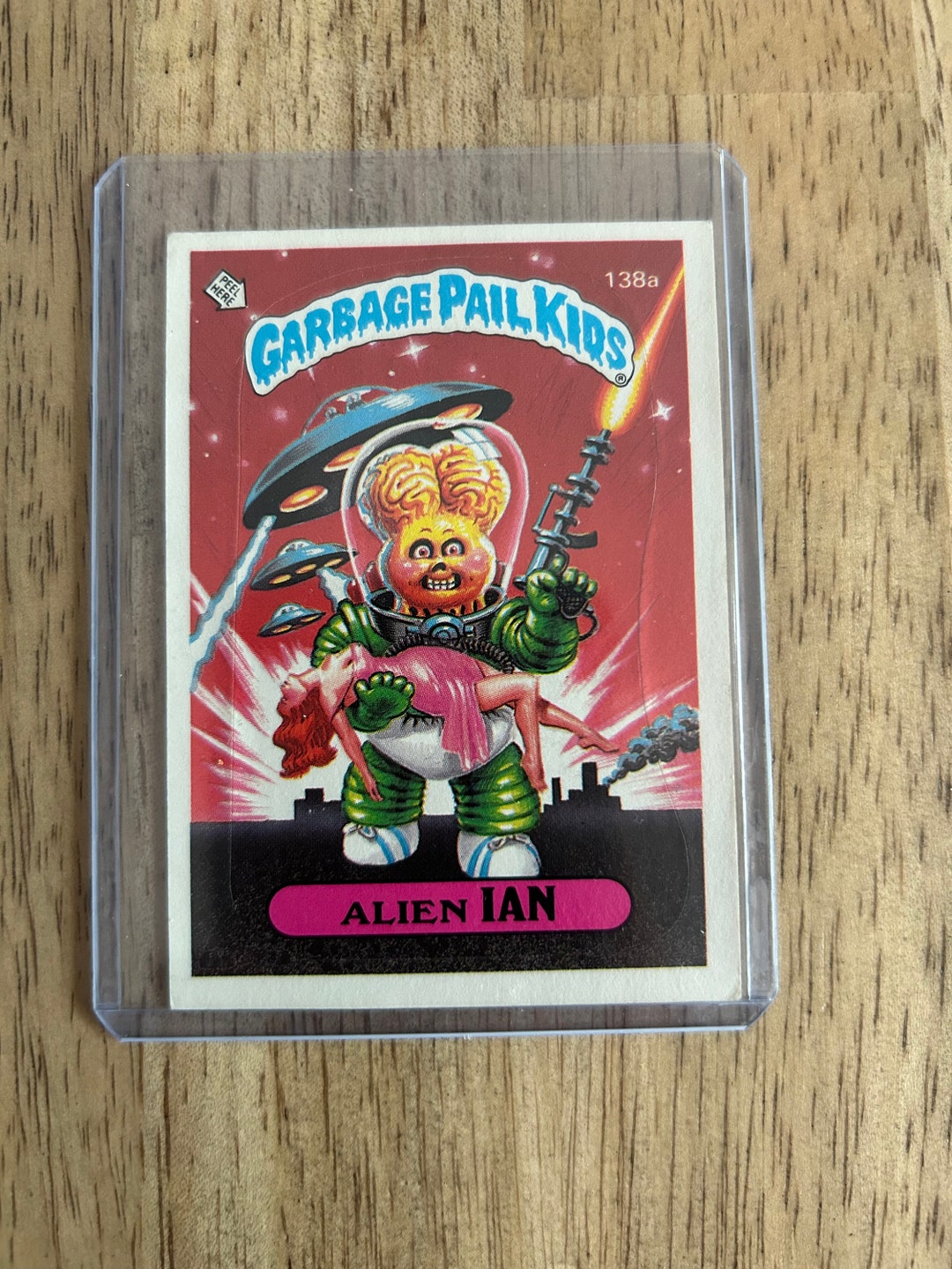 Original 1986 Garbage Pail Kids Card Alien Ian 138a Excellent Condition ...