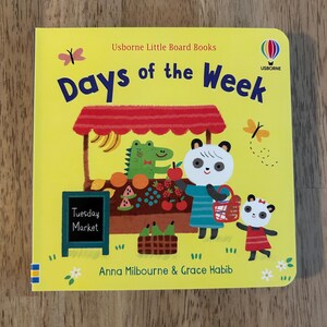 Days of the Week by Usborne Books board Book - Etsy